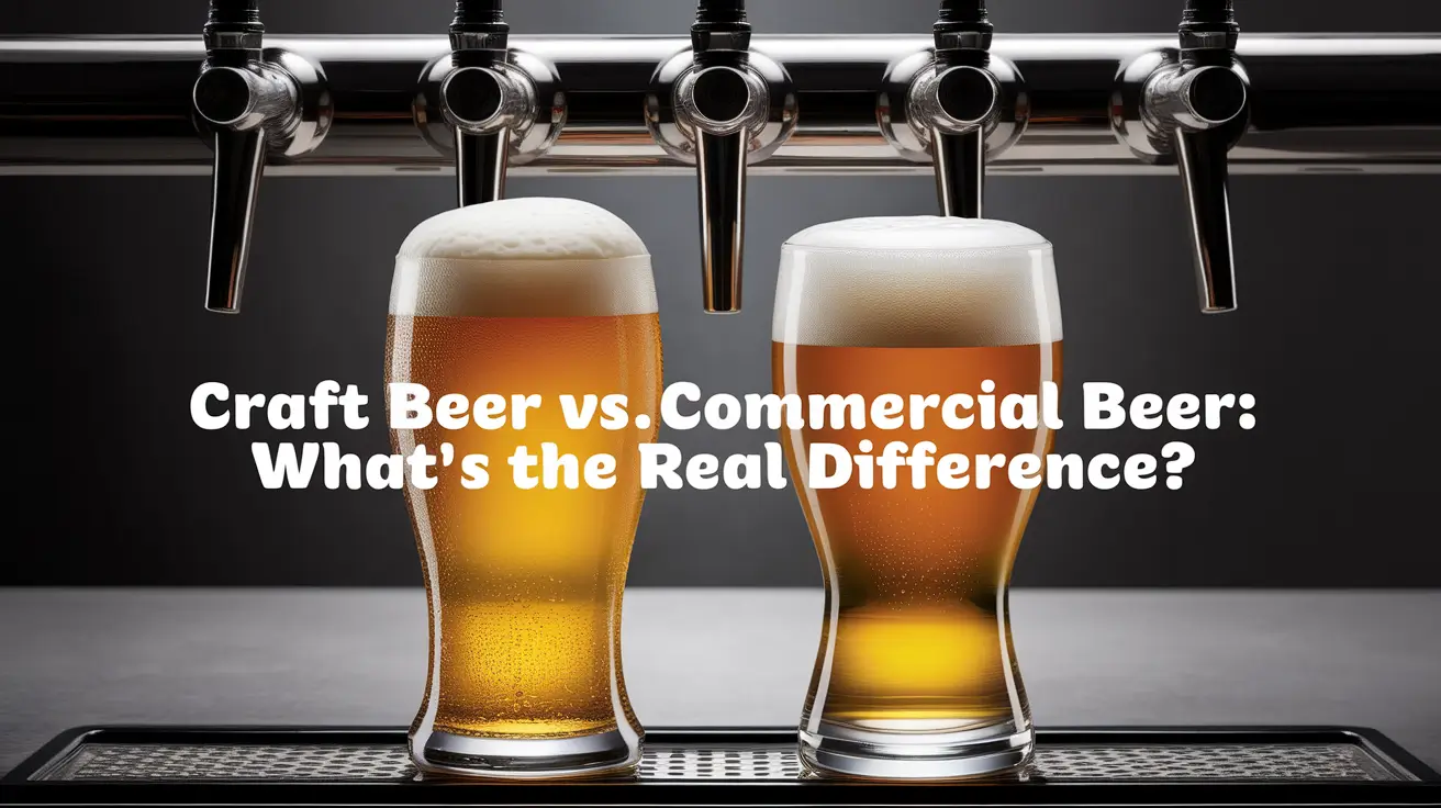 Craft Beer vs. Commercial Beer: What’s the Real Difference?